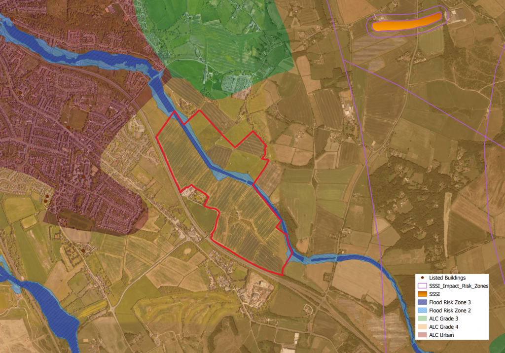 Location – Hasland Solar Farm